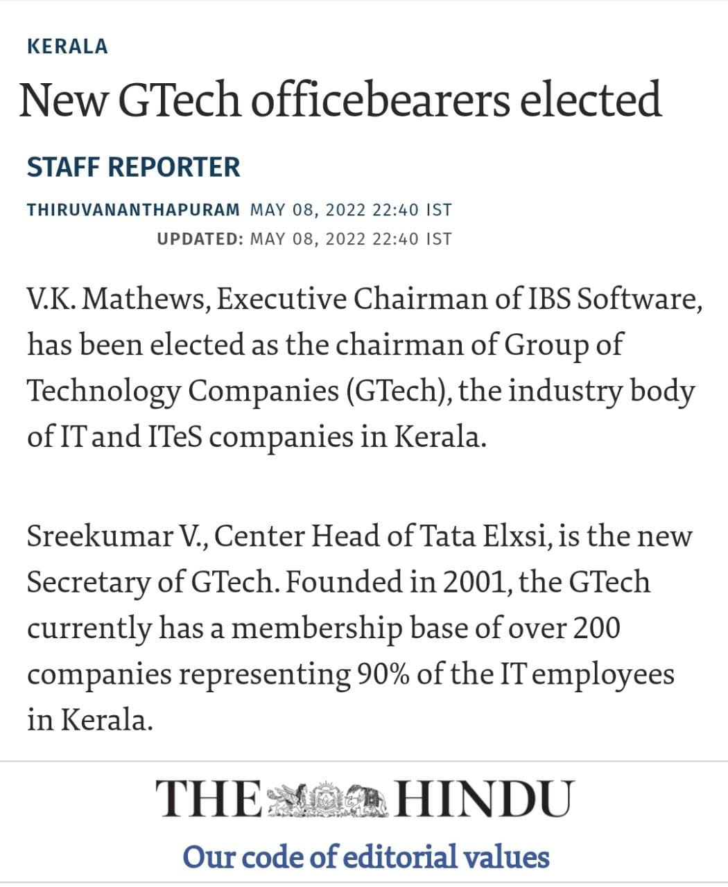 GTech - Group of Technology Companies